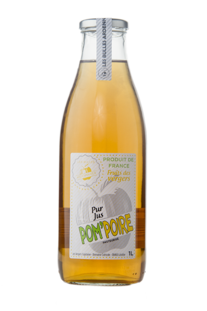 Pur Jus de Pom'Poire (1L) - Les Bulles Ardennaises