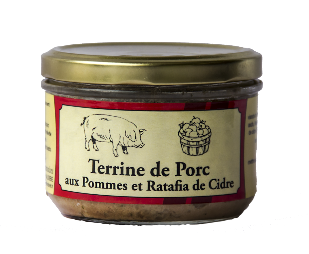Terrine de Porc aux pommes et Ratafia Les Bulles Ardennaises