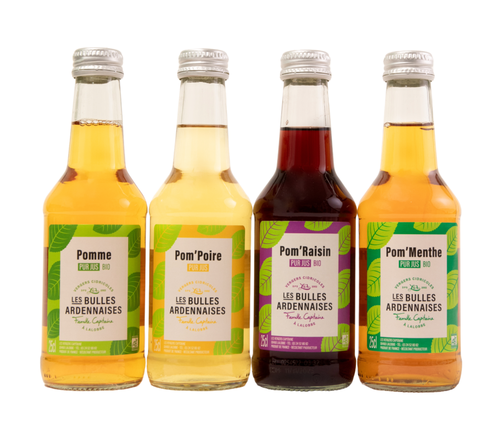 Nos Produits - Les Bulles Ardennaises - Cidres, jus de pommes, confits ...