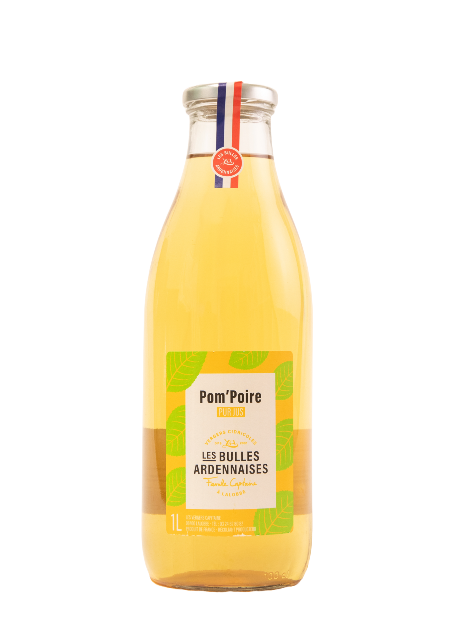 Jus de Pom'Poire trouble Les Bulles Ardennaises - Les Bulles Ardennaises